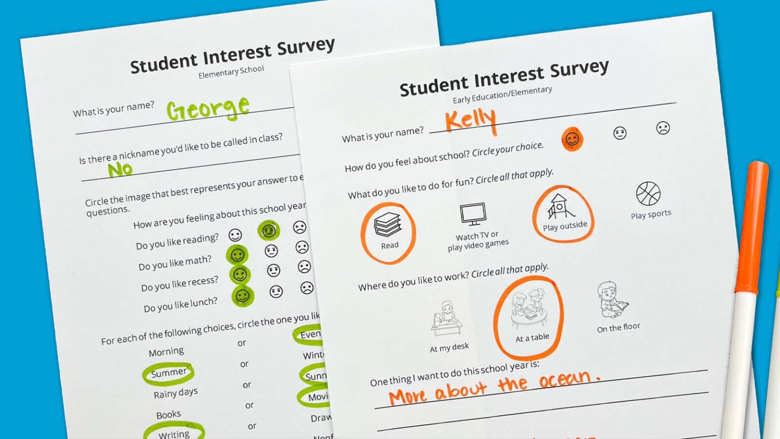 Common Ground Student Interest Survey Template