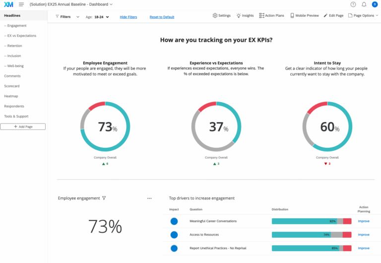 Employee Engagement Survey Template Qualtrics