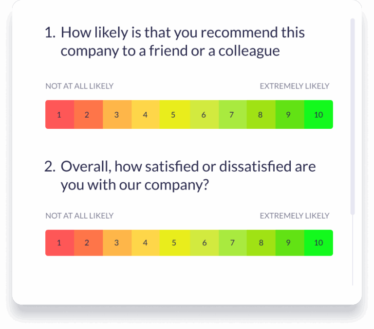 Employee Net Promoter Score Survey Template