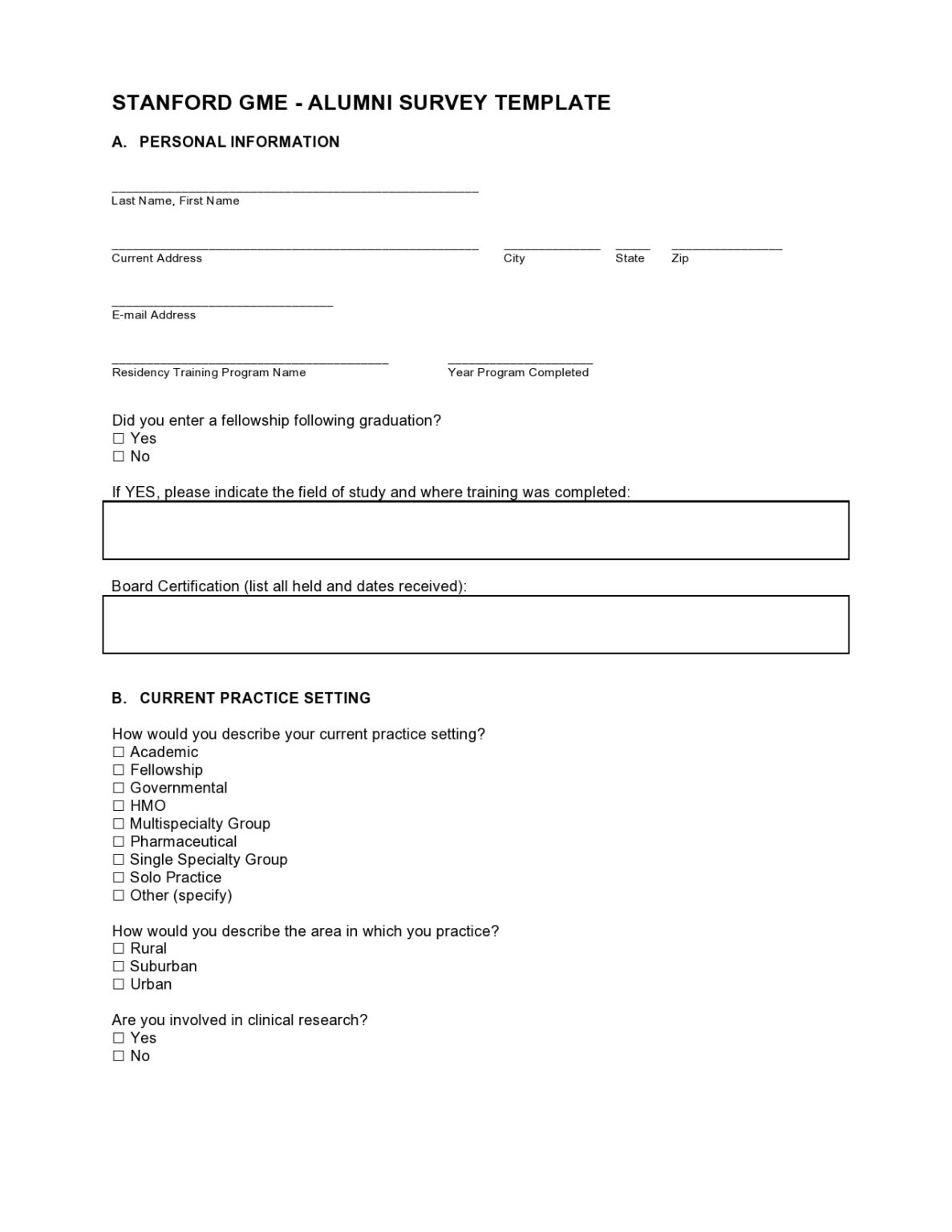 Grimes Sil Basic Survey Template