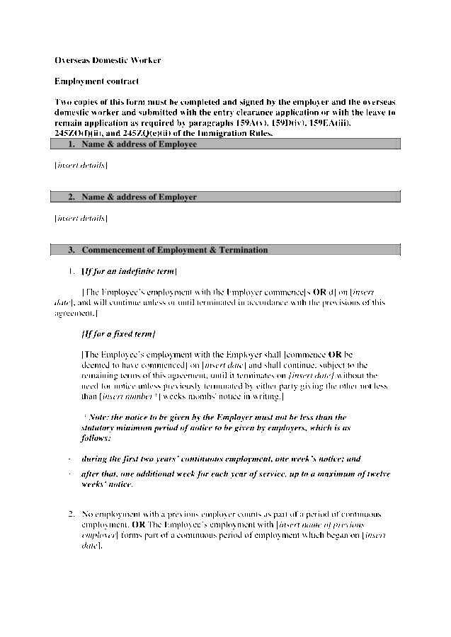 Social Work Client Contract Template